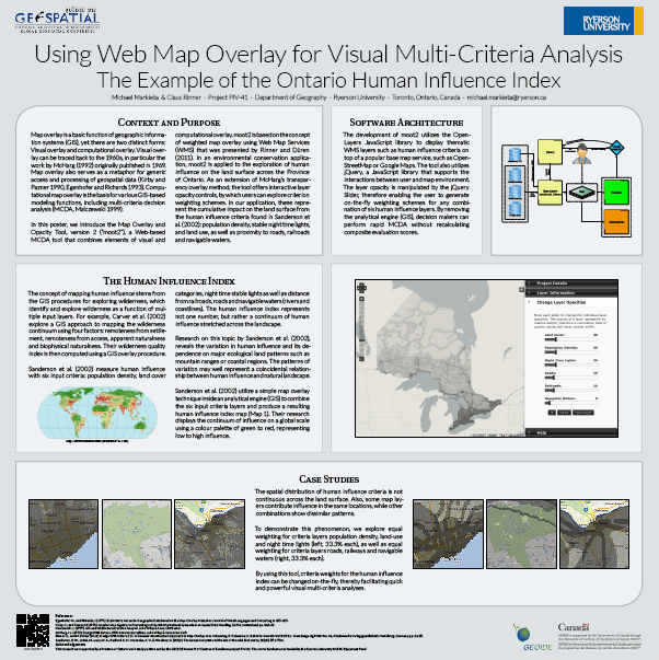 Recognizing postermakers – GIS2 at Toronto Metropolitan University